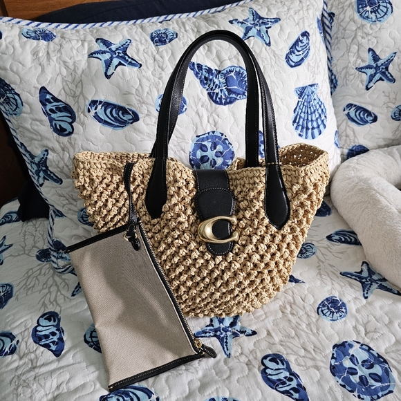 Coach | Bags | Coach Straw Handbag | Poshmark
